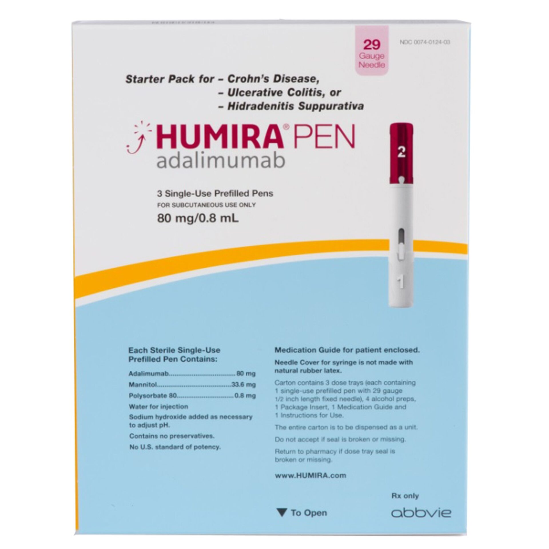 HUMIRA Pens 80 mg/0.8 mL – Starter Package | Diabetics Trust